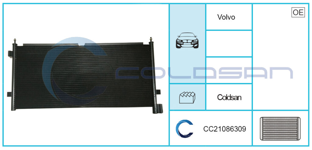 VOLVO FH 12/16 KLİMA KONDANSER/ 21086309 – COLDSAN